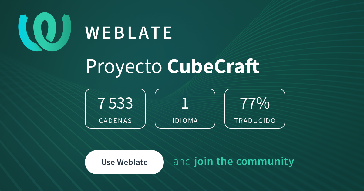 ¡Involúcrese en CubeCraft! @ Translate CubeCraft